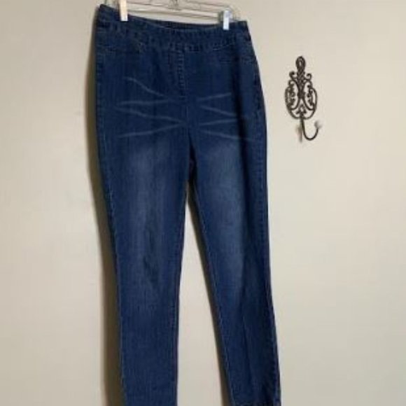 Soft Surroundings | Jeans | Soft Surroundings Pull On Denim Jeggings Sz ...